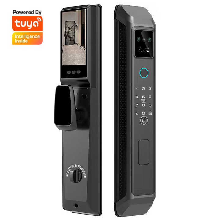Tuya WIFI 2 Way Audio Video Intercom Automatic Push Pull Lock| Alibaba.com