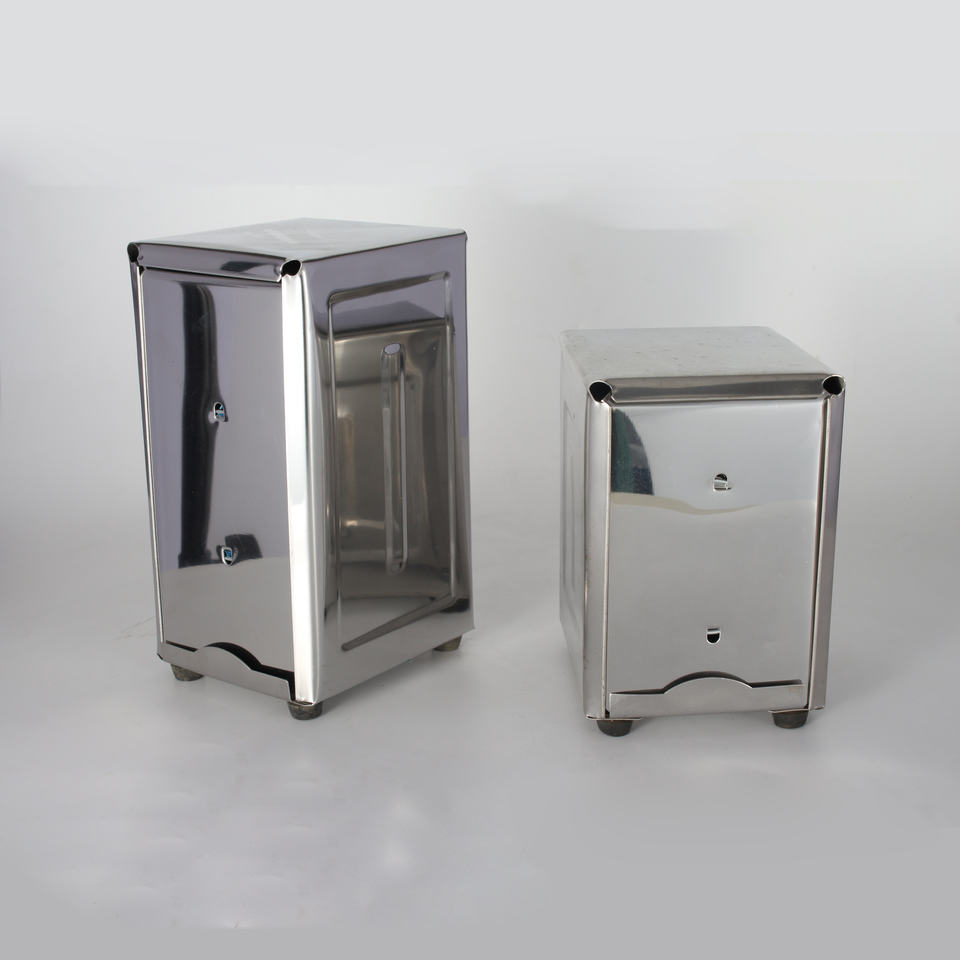 Tolnow Eco-friendly American Style Metal Napkin Paper Cube Dispenser ...