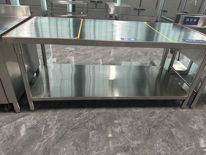 Xiangming Stainless Steel Kitchen 2 Layers Portable Working Commercial ...