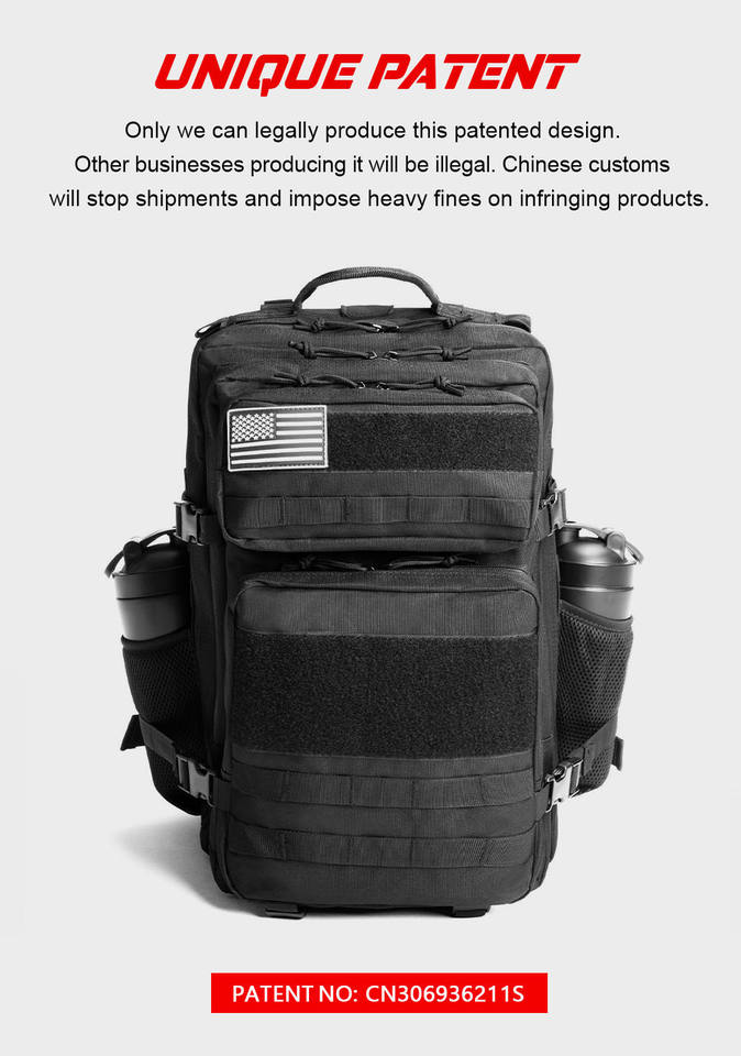 LAMGOYI Wolf Pack Backpack Patented Tactical Backpack for Gym Large ...