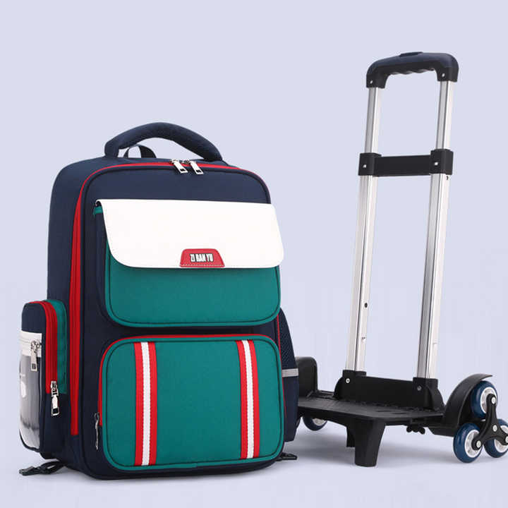 Primary Student Trolley Backpack - Cute & Durable Kids’ Bag