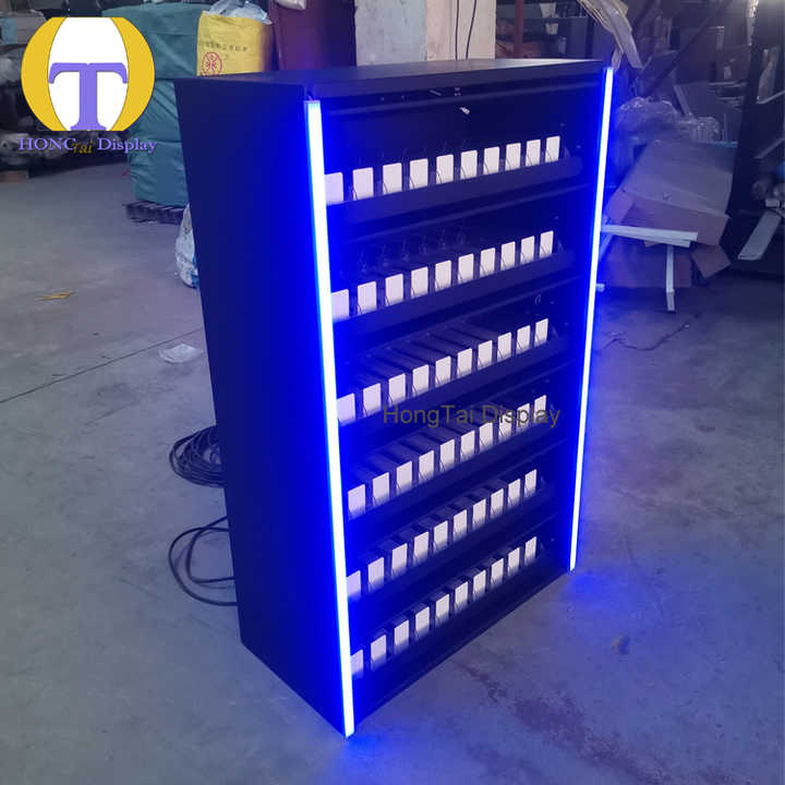 Wholesale Supermarket Equipment Showcase Display Rack With Colorful Led ...