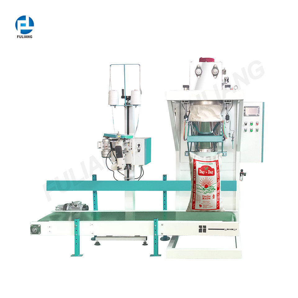 10kg 50kg Semi-Automatic Screw Feeder Powder Packing Machine Sealing ...