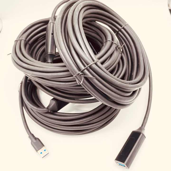 Black 30m USB 3.0 Male to Female Extension Cable for Charging & Data ...