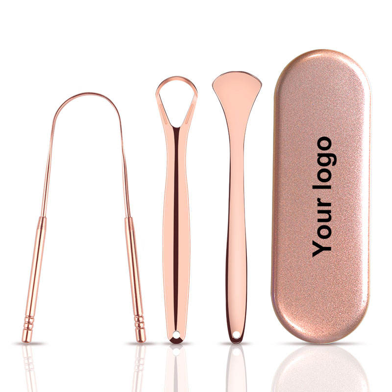 ISO Approved 3PCS Stainless Steel Metal Custom Laser Logo Tongue ...