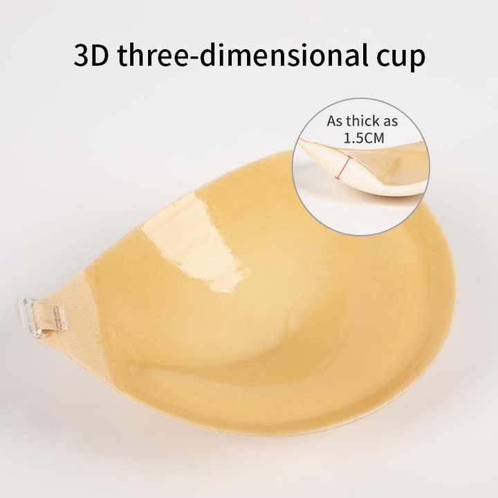 Adhesive Traceless 3D Push up Cup Gather Nature Comfortable Extra Boob ...