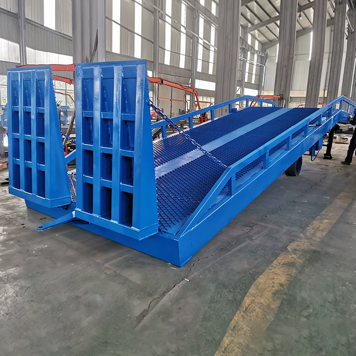 Mobile Type Truck Loading Platform Dock Ramp for Loading and Unloading 10t Forklift Container ...