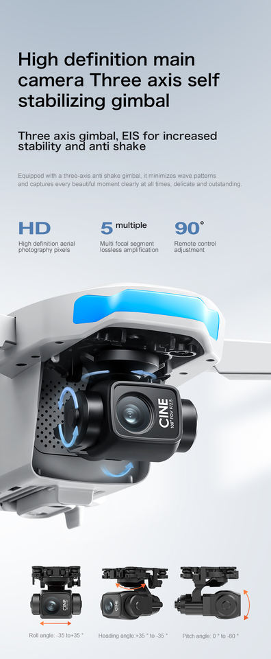 S-X1 2025 GPS Drone with 4K Dual Camera, Obstacle Avoidance, 25 Min ...