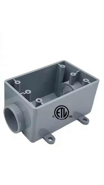 FSE 2-Gang ETL Listed Weatherproof PVC Insulating Junction Socket Box ...
