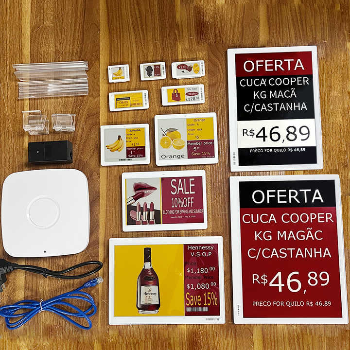 11.6Inch E Ink Display Three Colors Electronic Shelf Label Esl With Ble ...