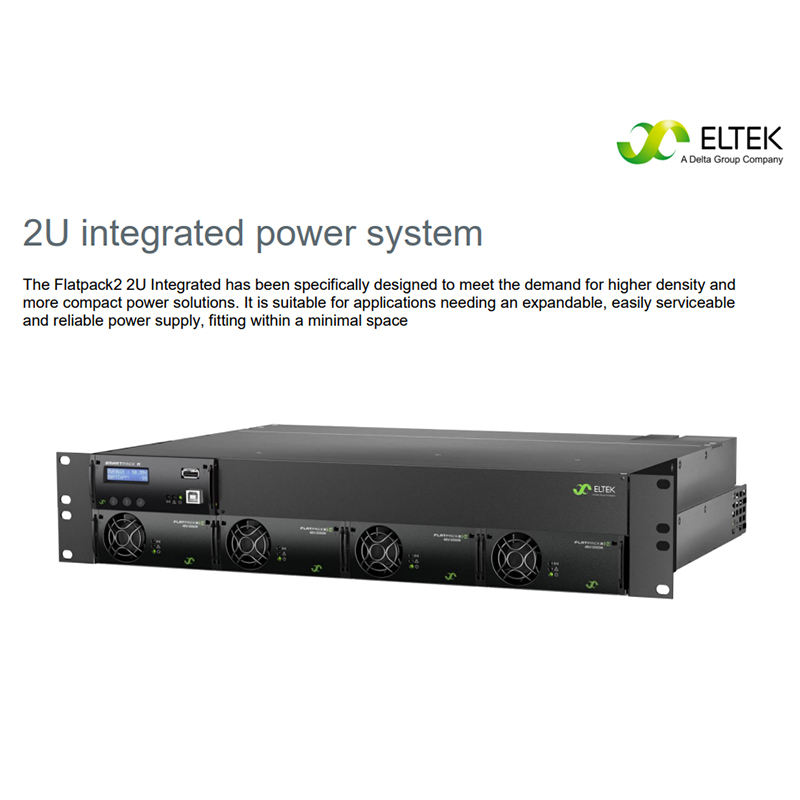 32A /60A Distributed Load Eltek Rectifier Flatpack2 2U Integrated DC ...