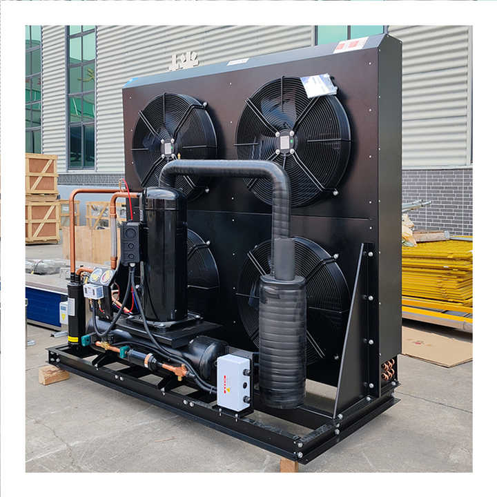 Cold Room Refrigeration Unit Condensing Unit Power Saving Refrigeration ...