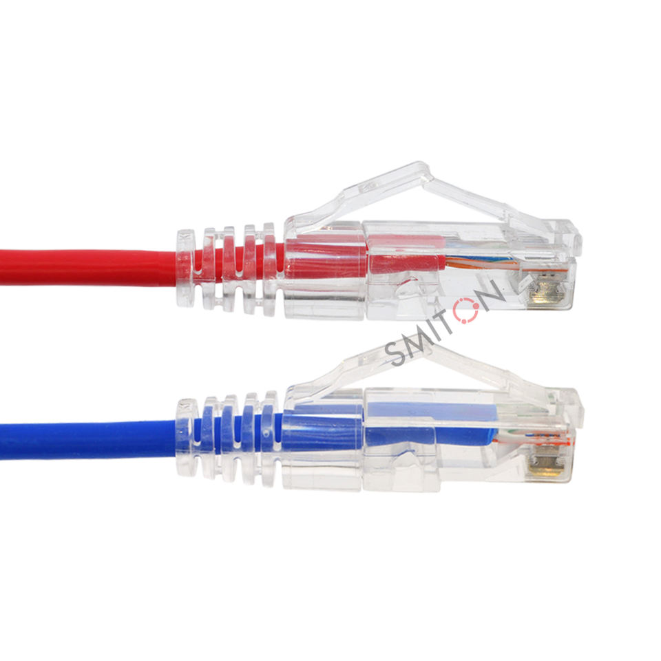 Super Slim Lan Cable Cat6 Cat6A RJ45 Ethernet Patch Cord 4 Core Cable ...
