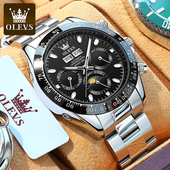 OLEVS 6654 Factory 3 ATM Waterproof Multifunction Watches Men Luxury ...