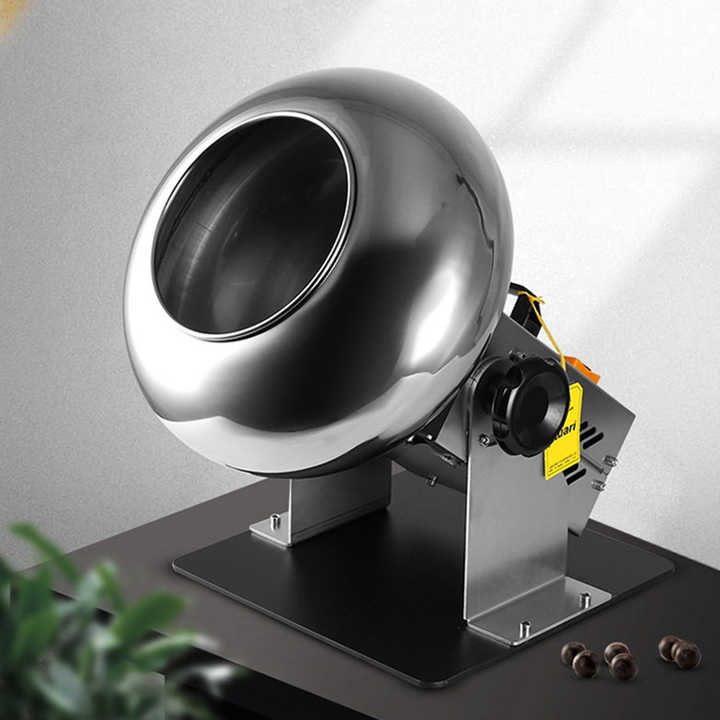 320mm Pot Rotary Chocolate Coating Machine Chocolate Almonds Maker 1 ...