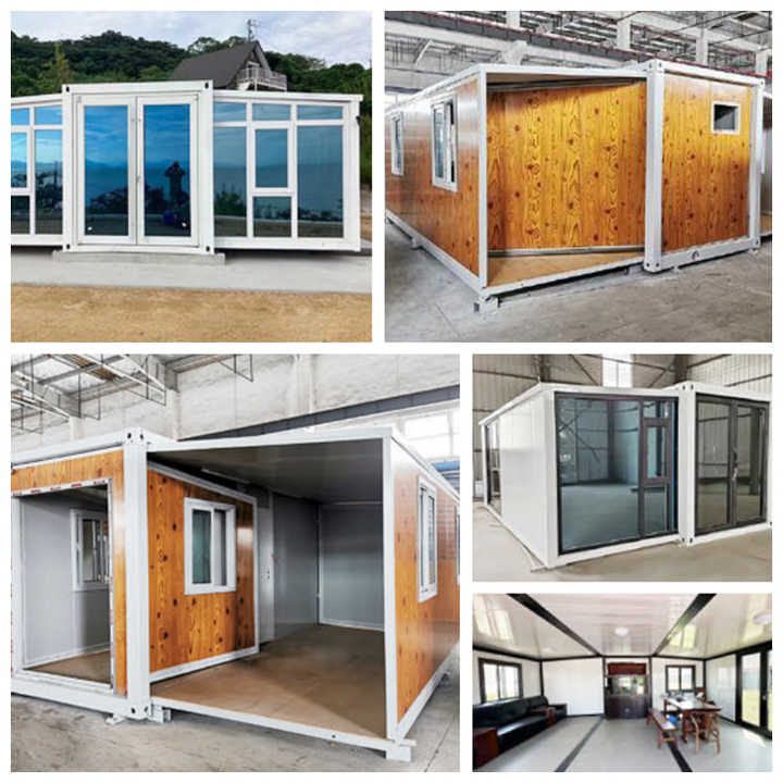 High Quality Quick Assembly Shops Apartments Villas 20F 40F Prefab House Container Prefabricated ...