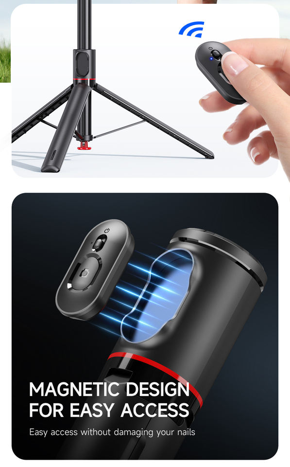 TT01 Selfie Stick - Portable, Foldable, and Bluetooth