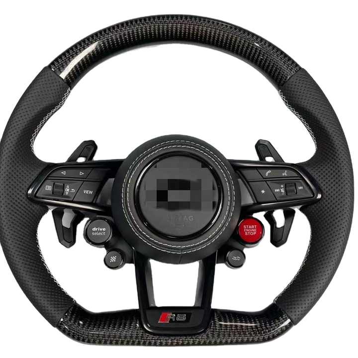 Carbon Fiber Steering Wheel Fit For Audi RS RS3 RS4 RS5 S3 S4 S5 8Y B9 A3 A4 A5 audi steering ...
