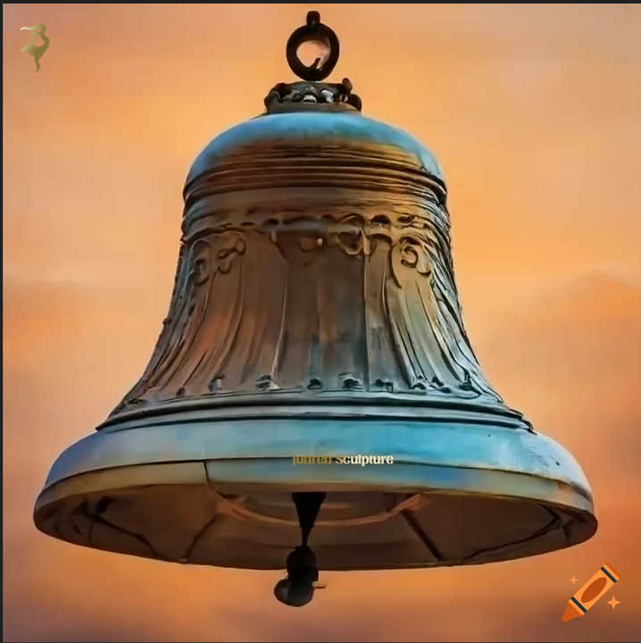 Outdoor European Style Antique Large Bronze Church Bell
