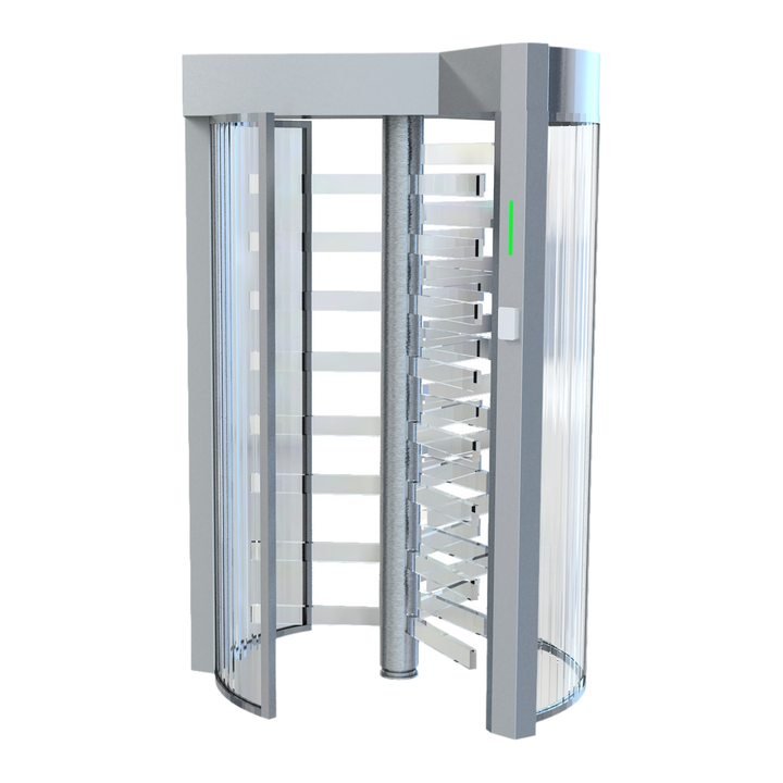 Turnstile Revolving Id Card Access Control System Full Height Double ...