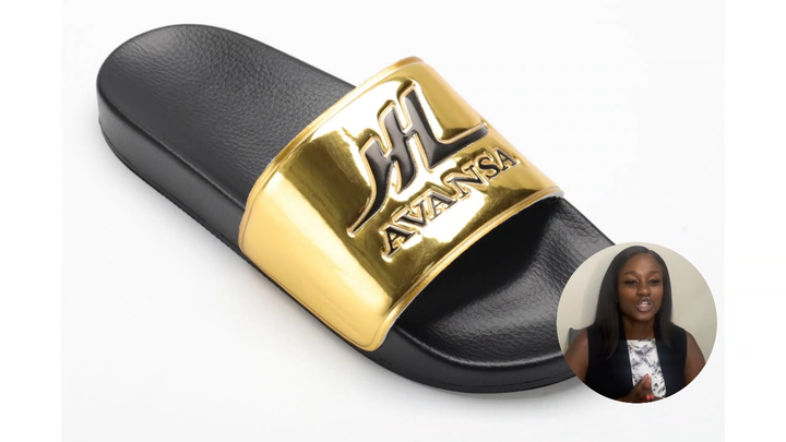 Xsheng Custom Slide 3d Embossed Slide Sandal Anti-Slippery Slippers Pu ...