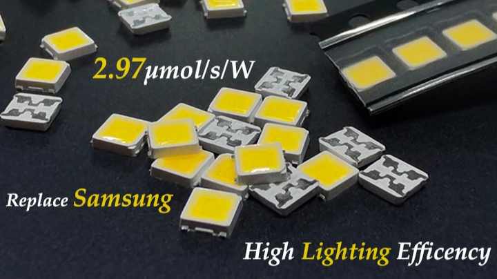 3030 SMD Plant growth light spectrum led Samsung 301b 301h high efficiency full spectrum plant ...