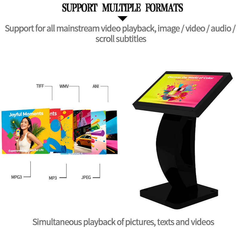 32 43 Inch Android Windows Smart Video Touch Screen Kiosk Indoor ...