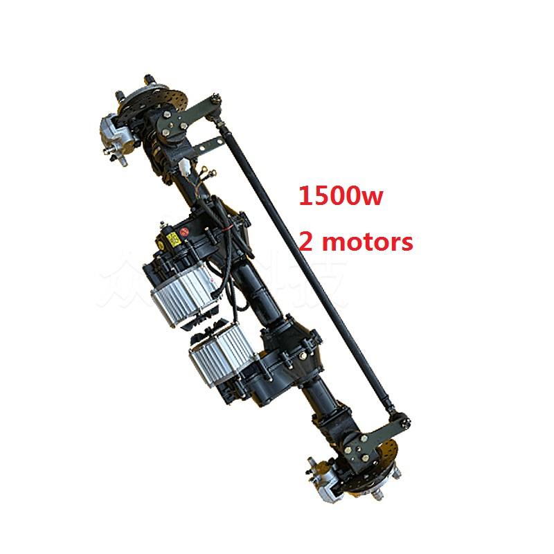500W-1000W Dual Motor Disc Brake ATV Golf Cart Electric Car