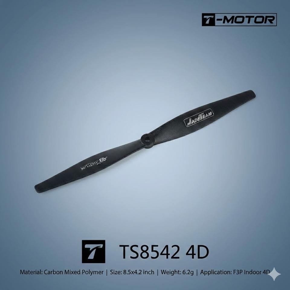 T-MOTOR TS8542 4D Variable Pitch Propeller 8.5x4.2 inch Carbon Mixed ...