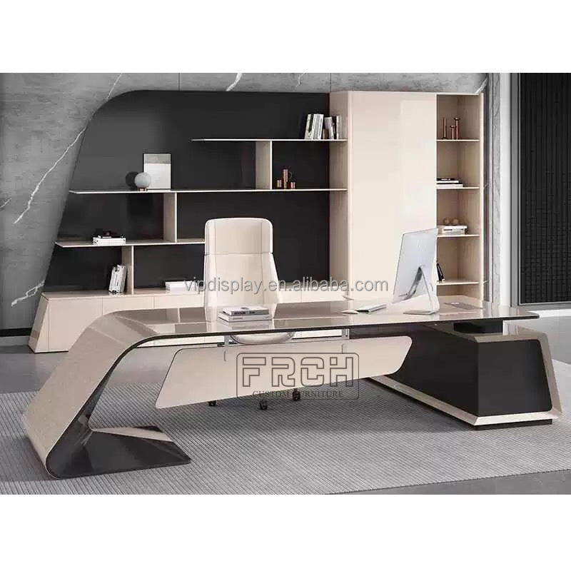 Boss Luxury Executive Futuristic Administrative Office Furniture Setup ...