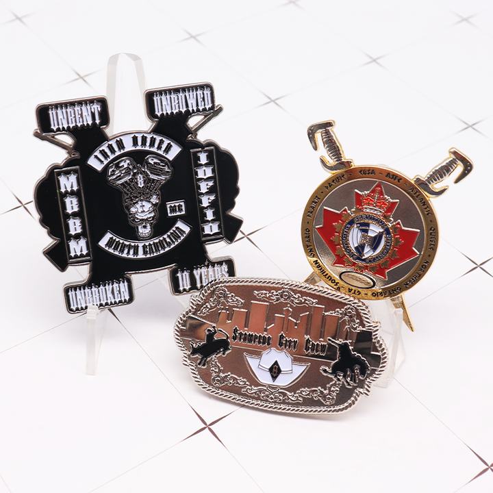 Custom 2D Challenge Coins - Durable, Collectible Souvenirs