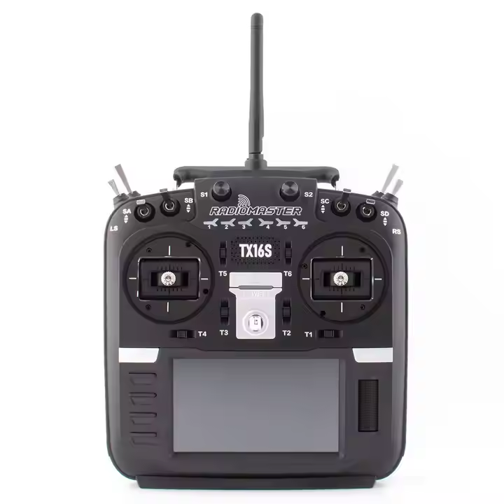 RadioMaster TX16S MKII V4.0 2.4G 16CH Hall Gimbal 4IN1 Multi-Protocol ELRS Metal Remote Control ...
