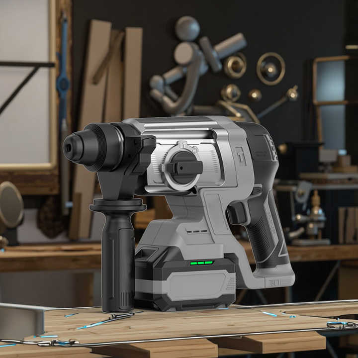 20V Cordless Electric Power Hammer Drill Includes Battery for DIY ...