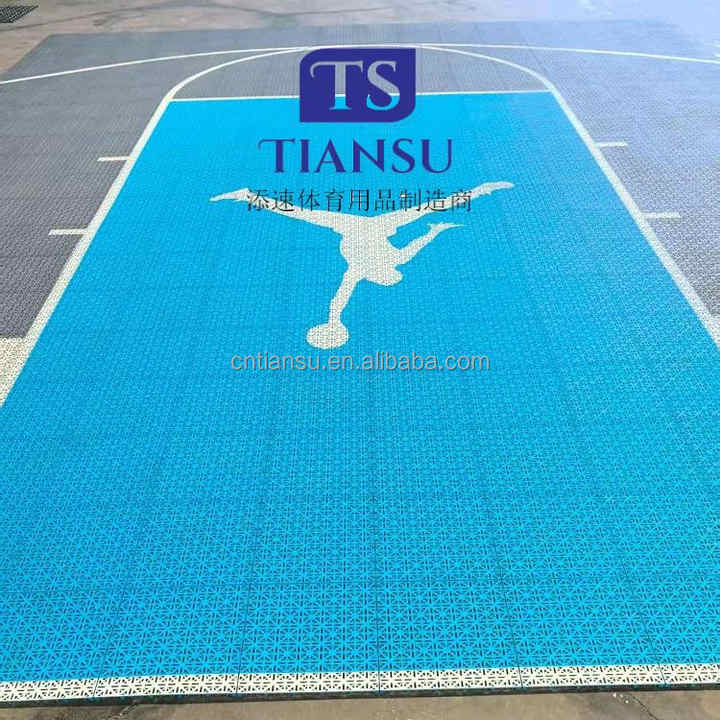 Floating Basketball Court Floor Modular Outdoor Basketball Court ...