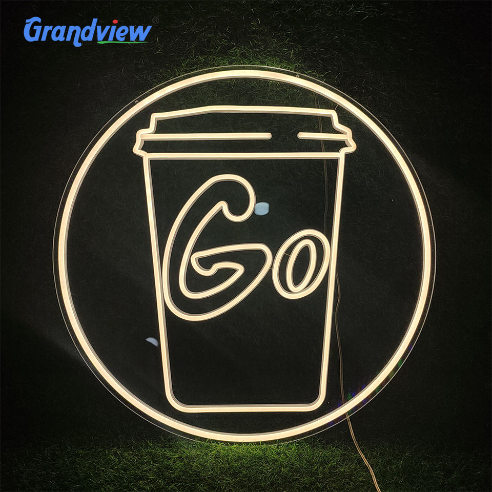 Customize RGB LED Neon Sign with Dimmable Remote Control Logo Design ...