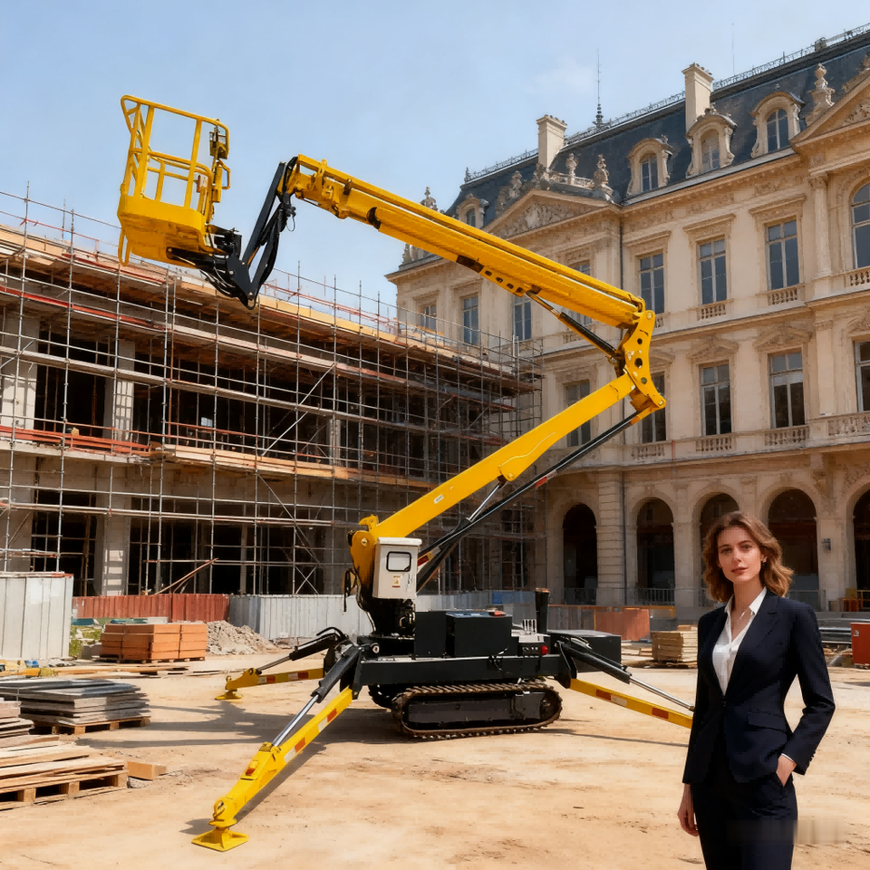 Oil-electric Dual-purpose Crawler Spider Crane Remote-controlled Self ...