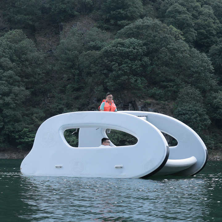 2025 New Inflatable Power Catamaran, 4.8m Multihull Design with Rigid ...