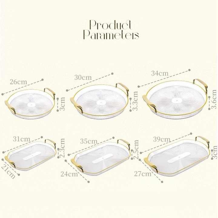 Multifunctional Plastic Food Container Round Storage Kitchen Snack ...