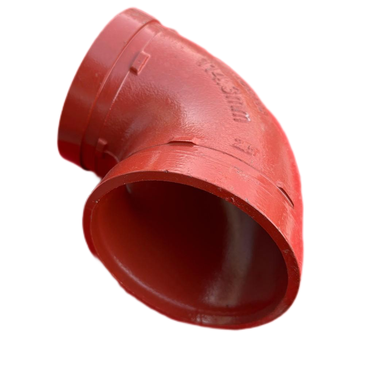 Ductile Iron Grooved 90 Elbow Flange Tee Fire Fighting Fire Protection ...