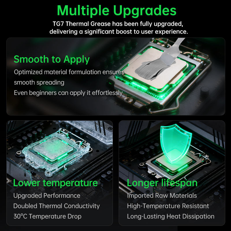 SNOWMAN the Newest Thermal Grease Gaming PC Desktop CPU GPU RAM SSD ...