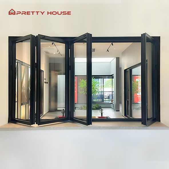 NFRC Custom Aluminium Tempered Glass Aluminum Folding windows Tempered ...