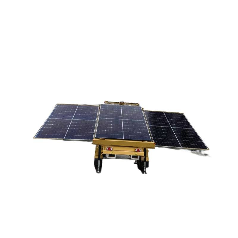 Ecosight ES6P-ML Portable Mobile Solar Trailer with Telescopic Mast ...