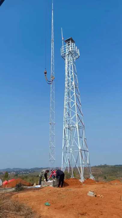Lightning Protection/lightning Rod Tower/ Steel Lightning Rod Tower ...