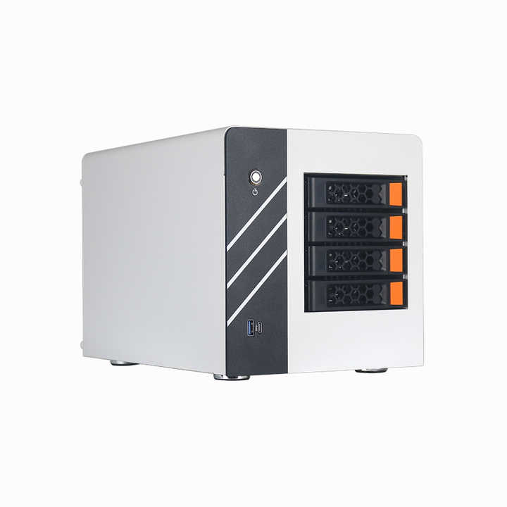 4-drive NAS Case - Hot-Swappable Home Storage Private Cloud