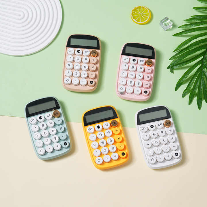 12 Digits LED Kawaii Smart Digital Electronic Scientific Calculator ...
