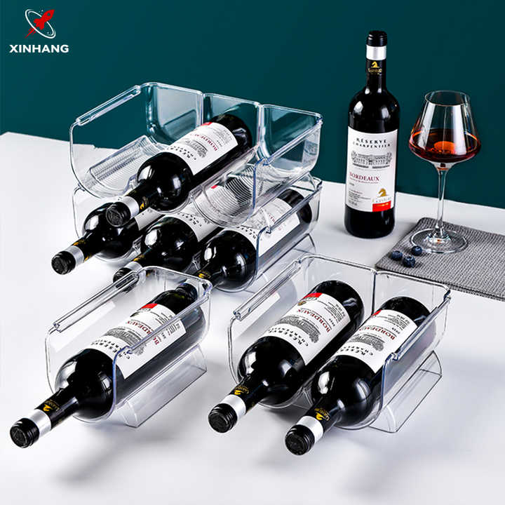 XinHang Stackable Plastic Rack for Large Capacity Storage of Wine ...