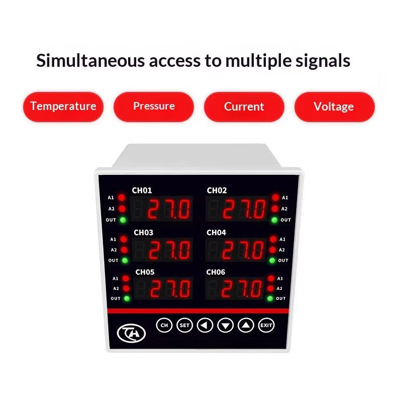 Multi-Channel PID Temperature Controller 2-6 Channel RS485 ...
