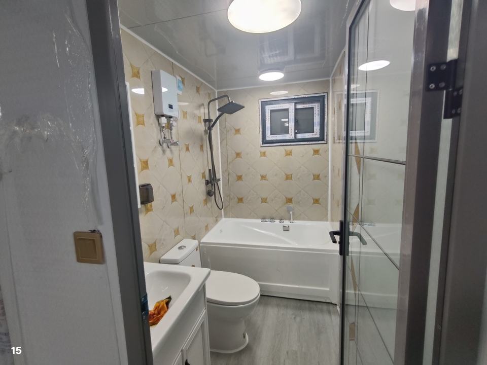 20ft & 40ft Breathable Steel Container Prefabricated Houses with Modern ...