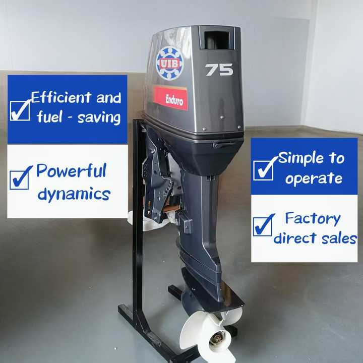 Ready High Efficiency 75 HP Luxury Yacht Outboard Motor Durable Boat ...