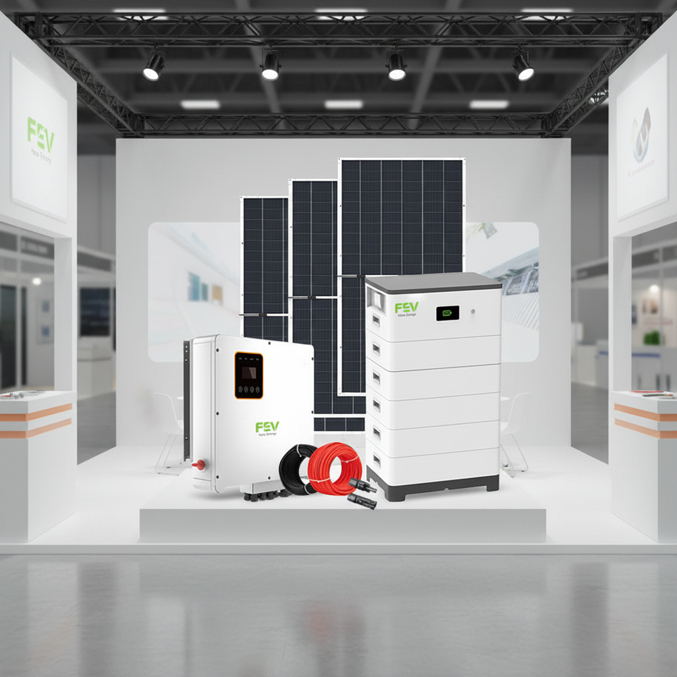 Hybrid Solar Power Generation System 5Kw 10kw Hybrid Solar Power ...